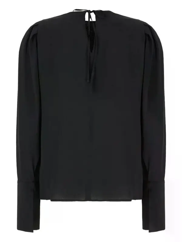 Erika Cavallini Silk Blouse - Black