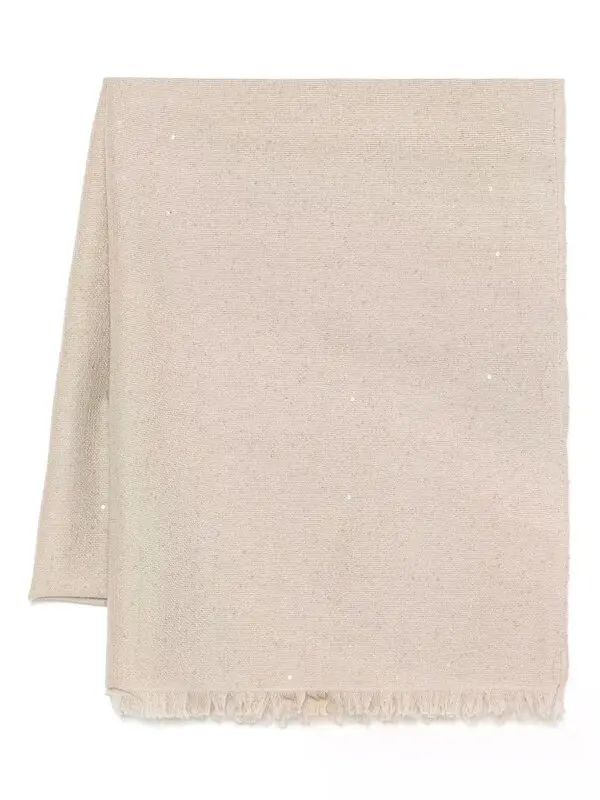 Brunello Cucinelli Sequin-embellished Scarf