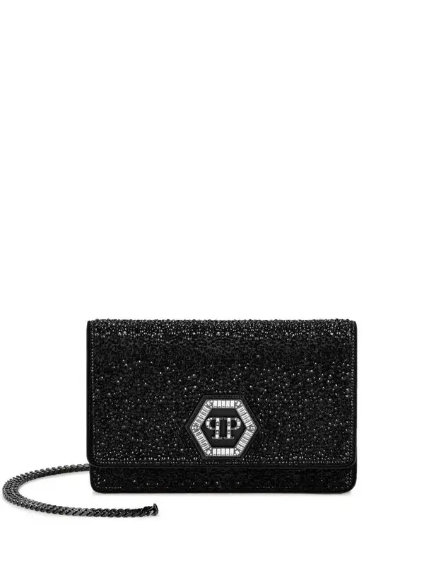 Philipp Plein Hexagon Logo Shoulder Bag