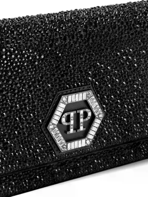 Philipp Plein Hexagon Logo Shoulder Bag