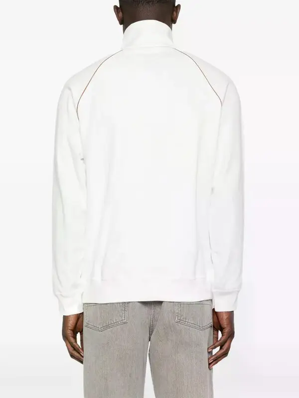 Brunello Cucinelli Zip-up Sweatshirt - White