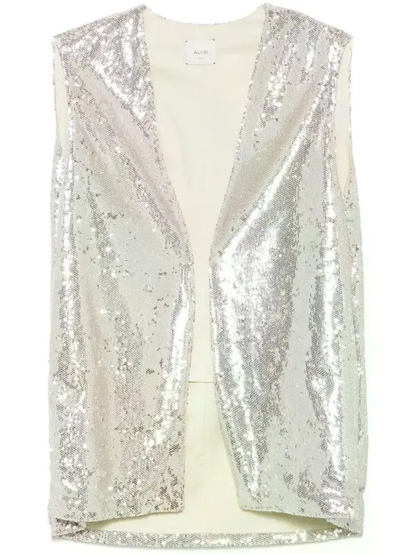 ALYSI Sequined Gilet