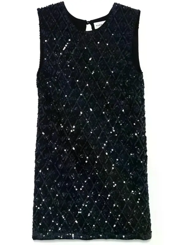 P.a.r.o.s.h Sequined Mini Dress - Blue
