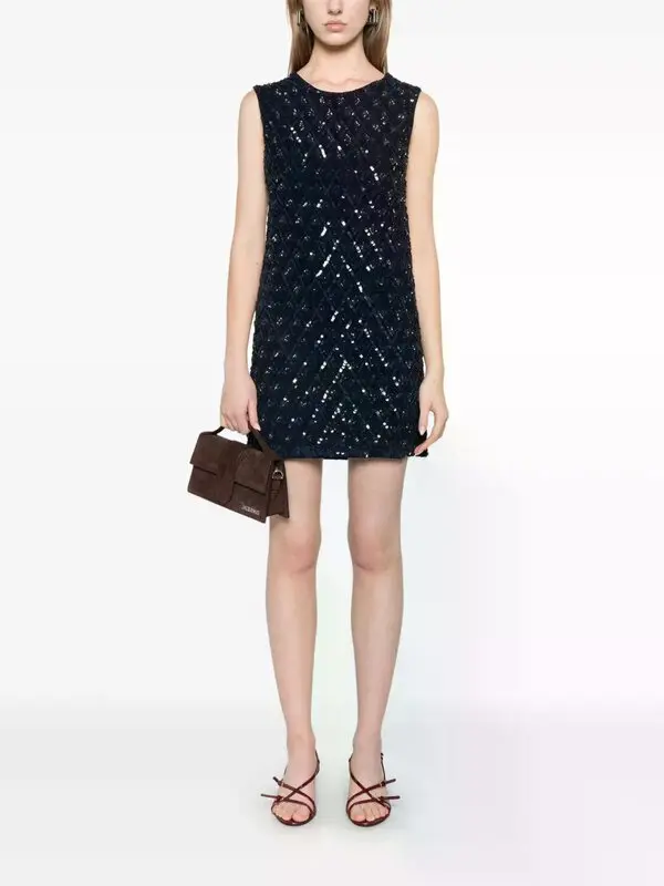 P.a.r.o.s.h Sequined Mini Dress - Blue