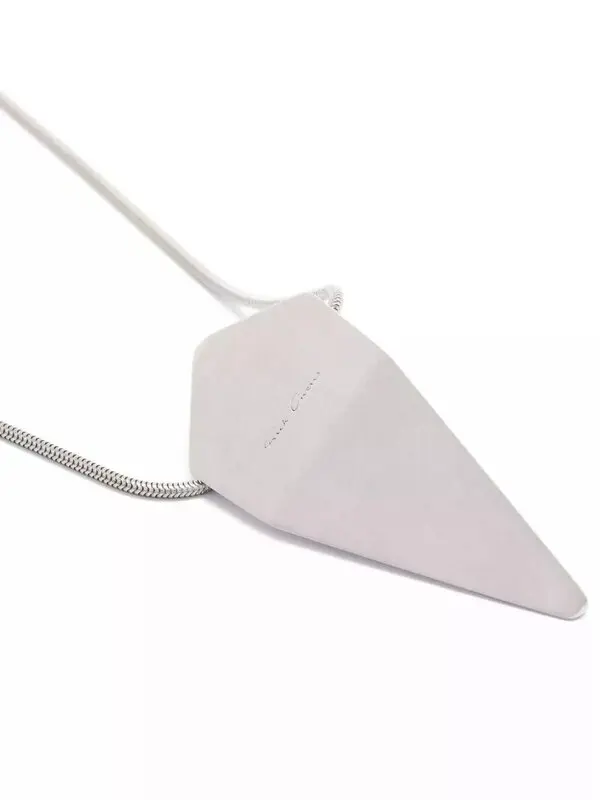 Rick Owens Pyramid Charm Necklace