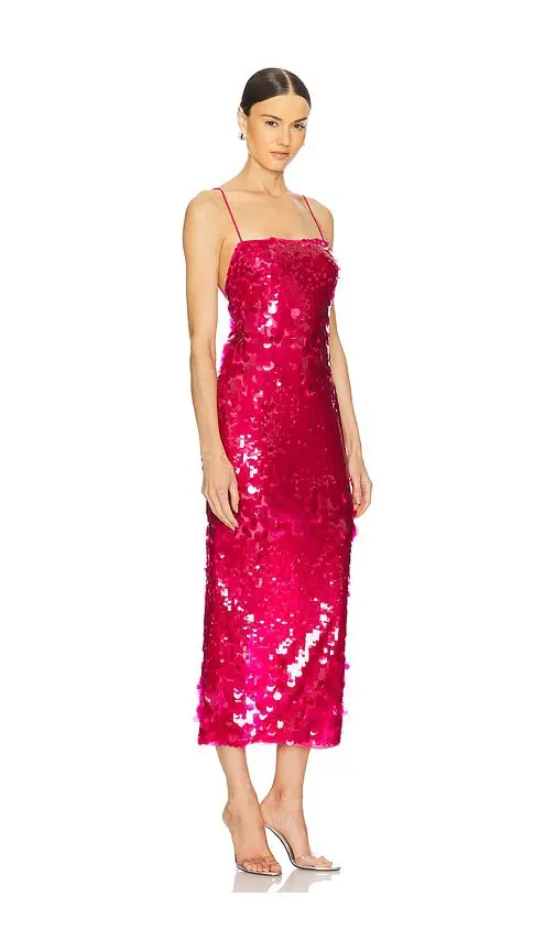 Retrofete Alana Dress - Cerise