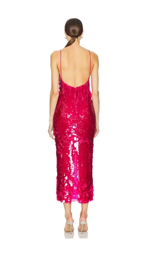 Retrofete Alana Dress - Cerise