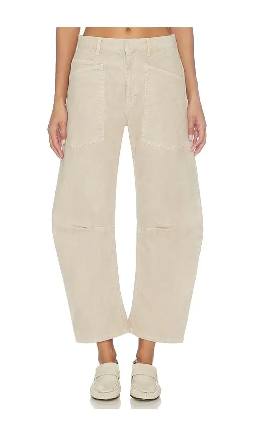 NILI LOTAN Shon Corduroy Pant - Travertine