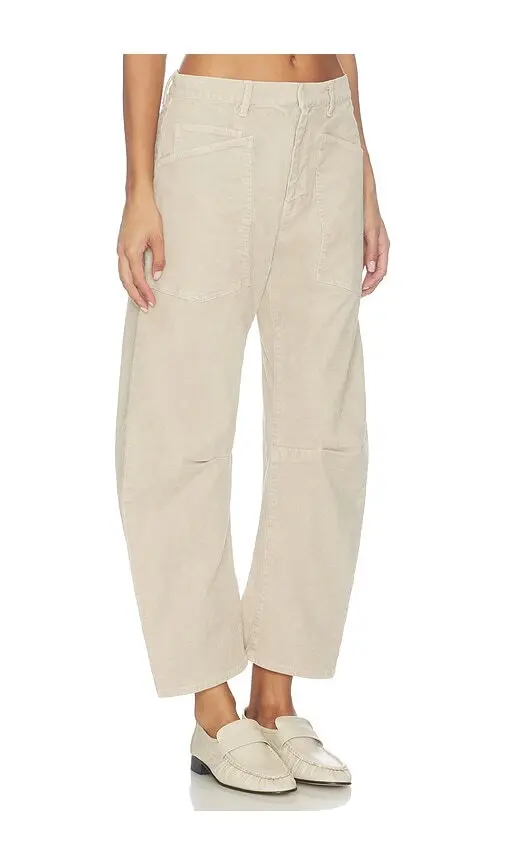 NILI LOTAN Shon Corduroy Pant - Travertine