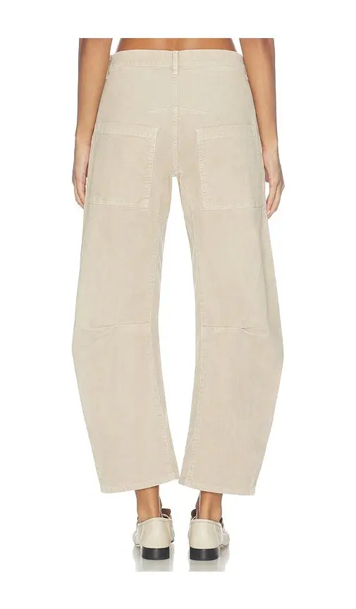 NILI LOTAN Shon Corduroy Pant - Travertine