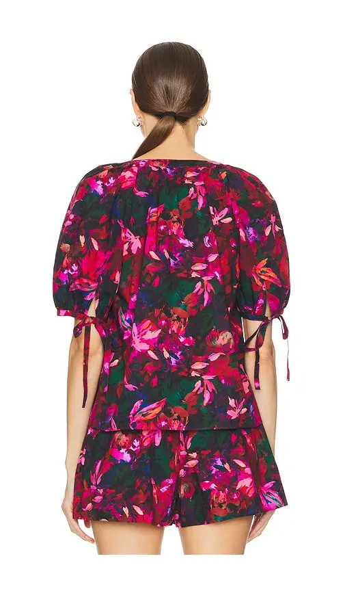 Ulla Johnson Vienne Blouse - Hibiscus