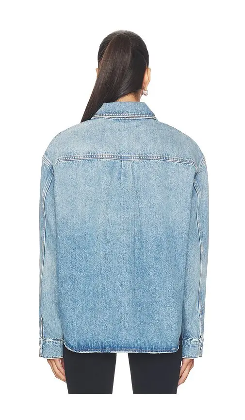 ANINE BING Paxton Shirt - Baltic Blue