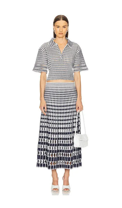 Simkhai Adley Cropped Polo