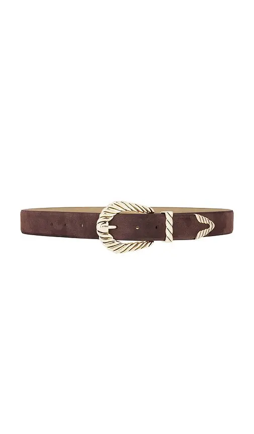 PETIT MOMENTS Modern Rodeo Belt - Mocha Suede