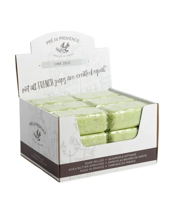EUROPEAN SOAPS Pre De Moisturizing 250g French Soap Bar - Lime Zest