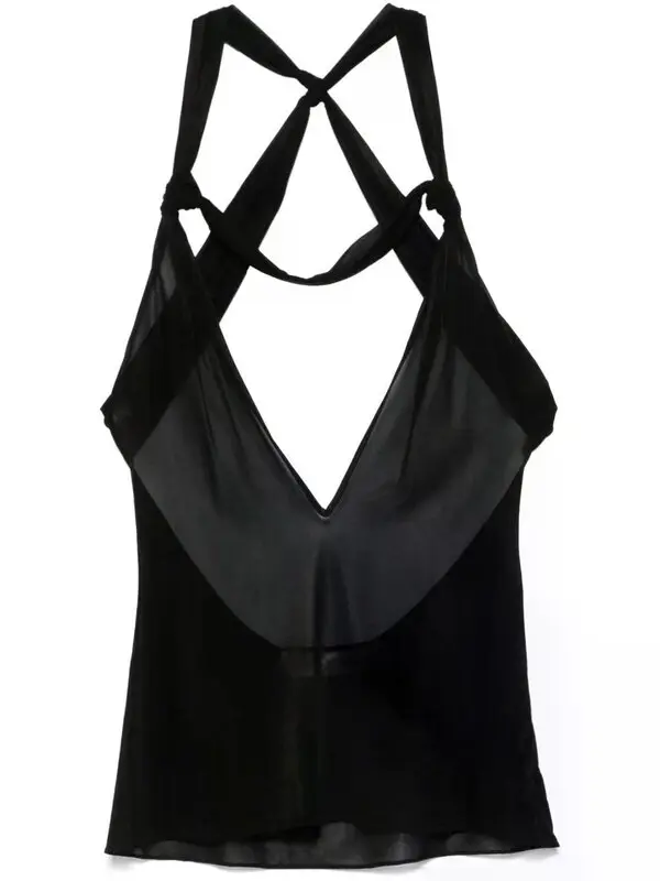 LUDOVIC DE SAINT SERNIN Carrie Top - Black