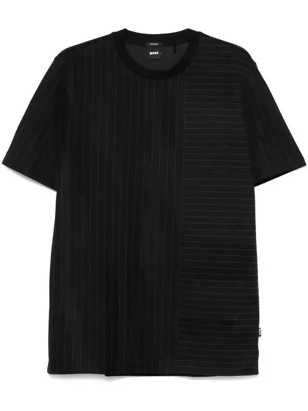 BOSS Mixed-stripes T-shirt