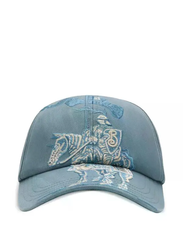 Burberry Embroidered Baseball Cap - Blue