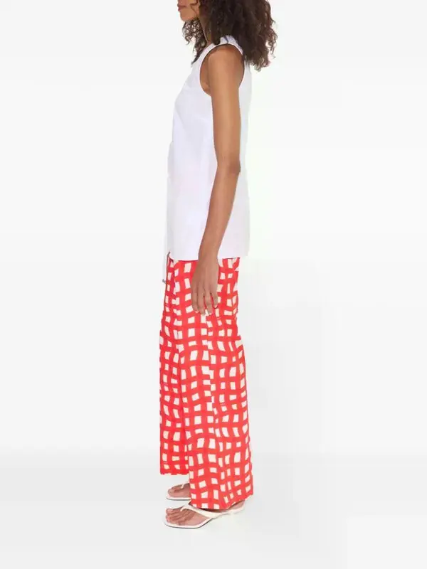 SIMONMILLER Pia Poplin Trousers - Red