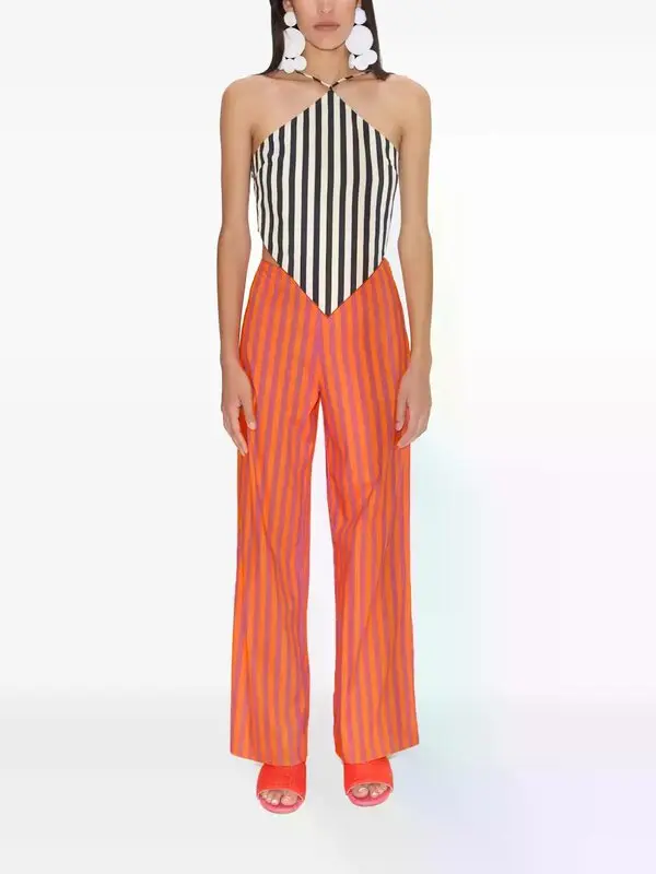 SIMONMILLER Pia Poplin Trousers - Orange