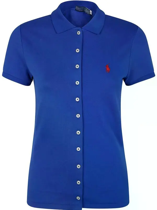 Polo Ralph Lauren Polo-pony Embroidered Shirt - Blue