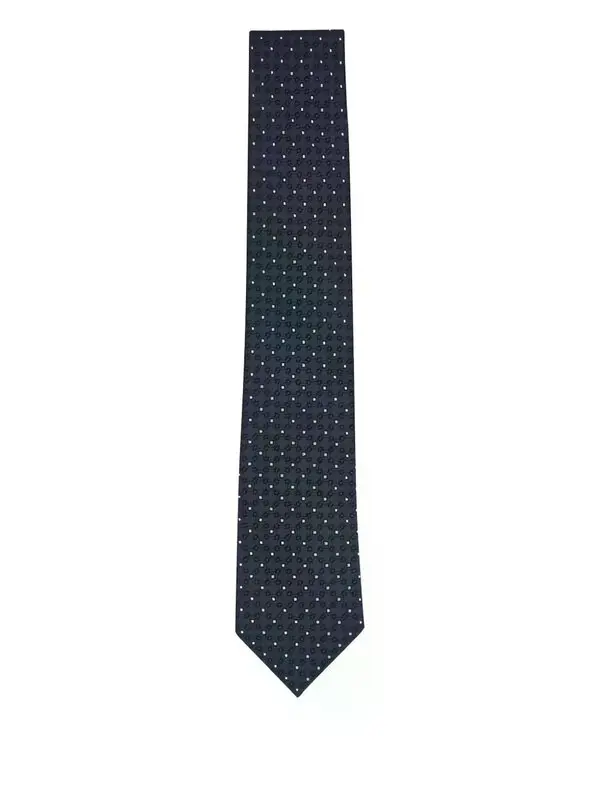 Brunello Cucinelli Patterned Jacquard Tie - Blue