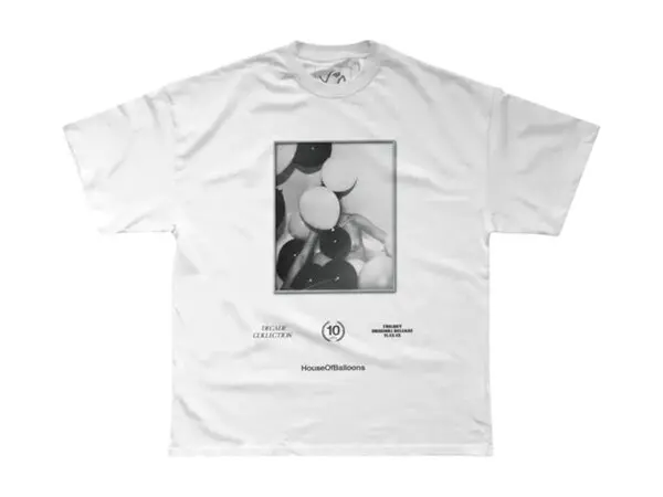 THE WEEKND Trilogy House Of Balloons 10 Year Anniversary T-shirt - White