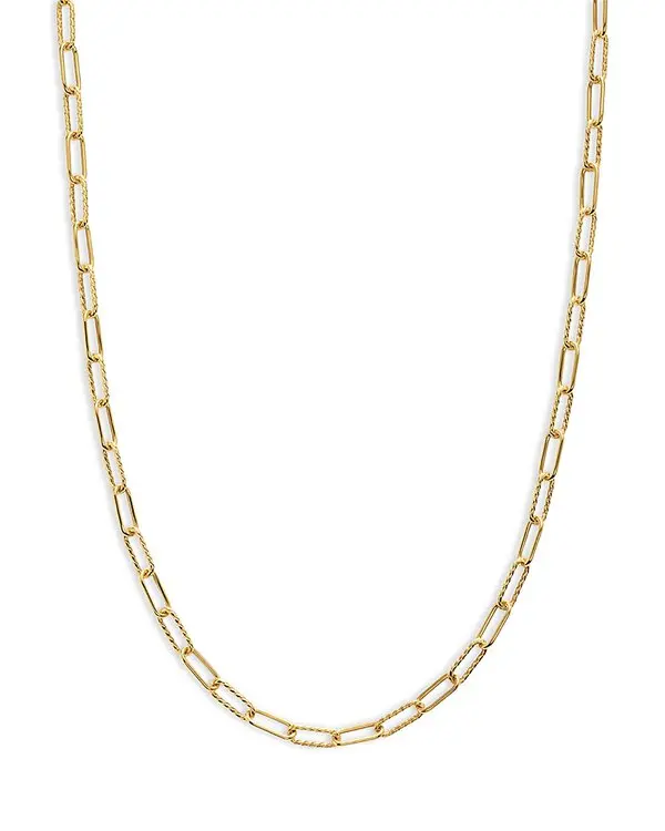 David Yurman Dy Madison Chain Necklace - Gold
