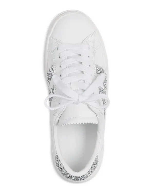 Moncler Monaco Embellished Low Top Sneakers - White