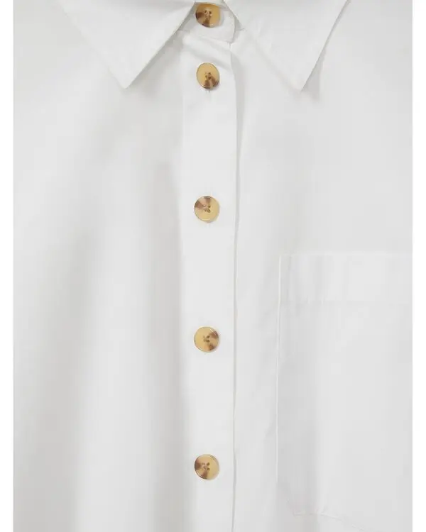 REISS Solene Cropped Shirt