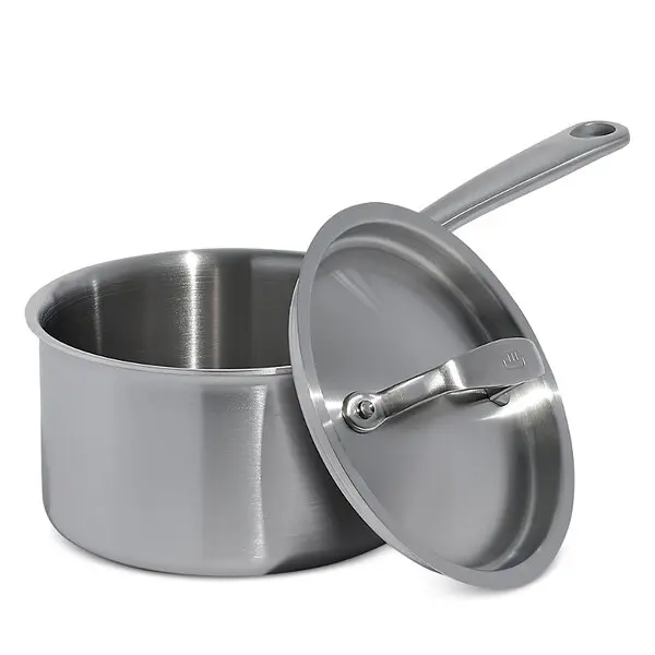 MADE IN 5 Ply Clad 2 Qt. Saucepan And Lid - Stainless Steel