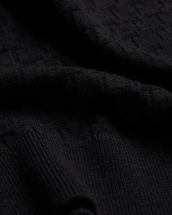 Ted Baker London Textured Stitch Crewneck Sweater