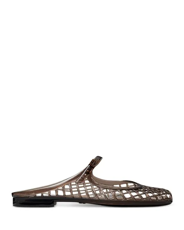 Tory Burch Mellow Mary Jane Jelly Flats - Cocoa