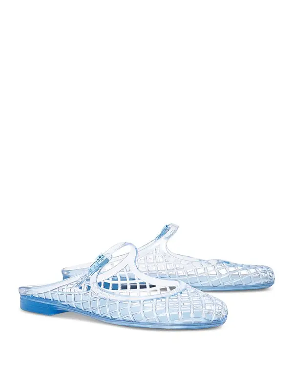 Tory Burch Mellow Mary Jane Jelly Flats - Pale Blue