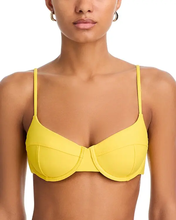 Ramy Brook Mona Bikini Top - Sunglow