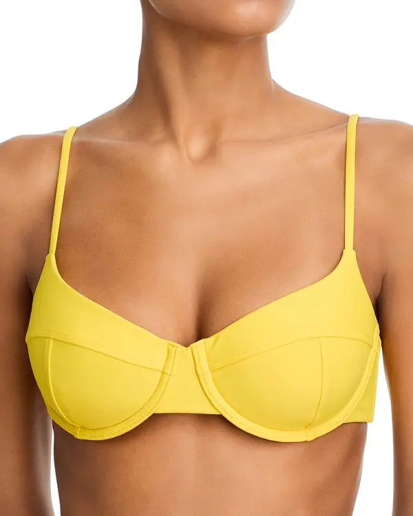 Ramy Brook Mona Bikini Top - Sunglow