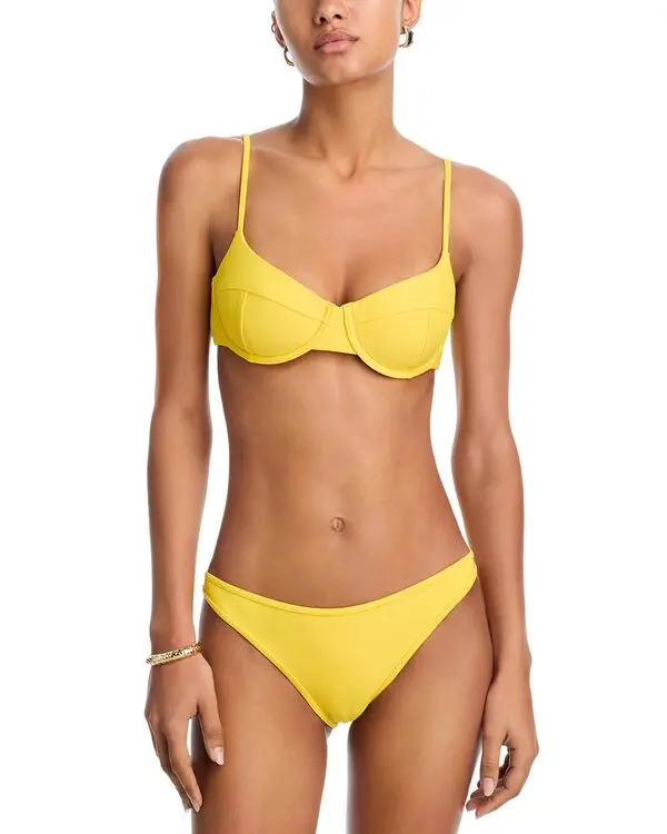 Ramy Brook Mona Bikini Top - Sunglow