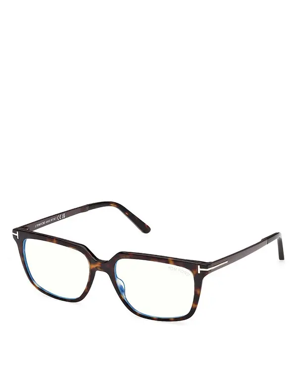 TOM FORD Rectangle Eyeglasses - Havana