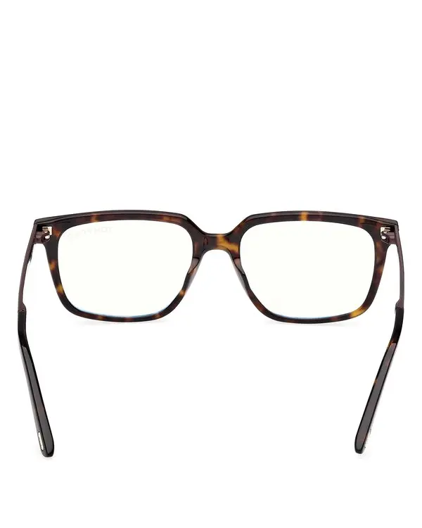 TOM FORD Rectangle Eyeglasses - Havana