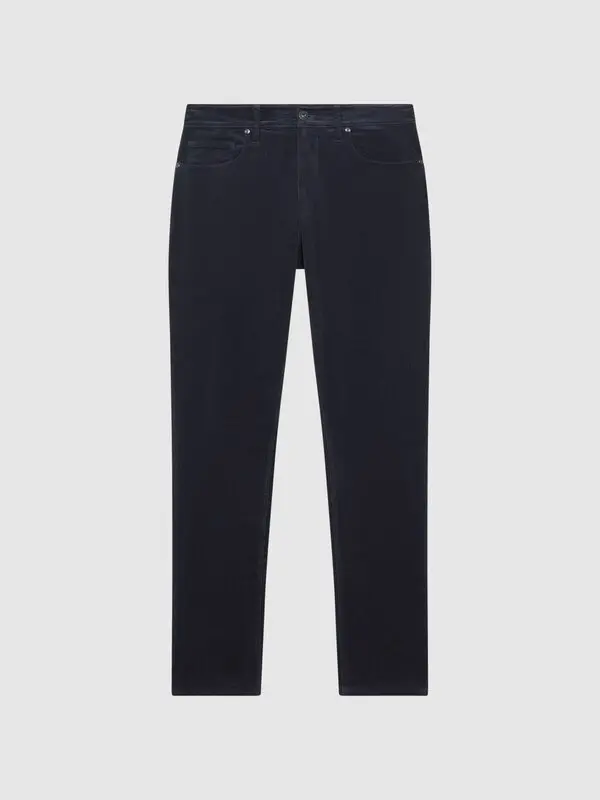 Paige Lennox Corduroy Jeans - Deep Anchor