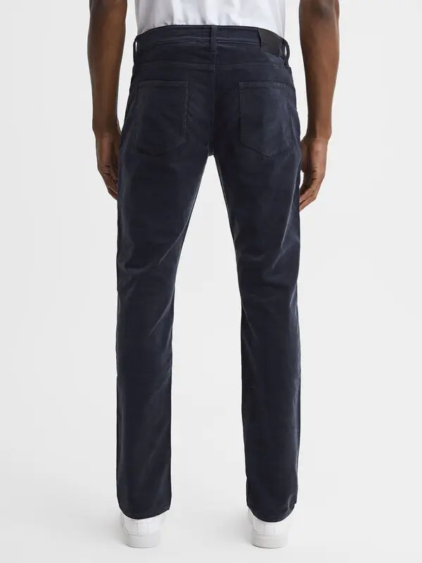 Paige Lennox Corduroy Jeans - Deep Anchor