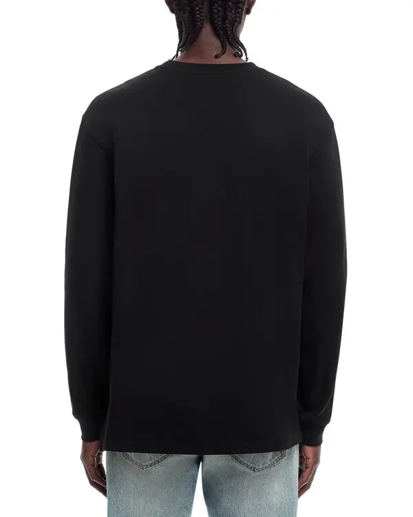 Carhartt Work In Progress Chase Long Sleeve Logo Tee - Black/gold