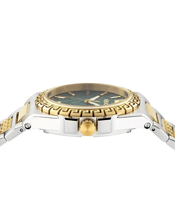 Versace Greca Reaction Watch, 38mm - Two Tone