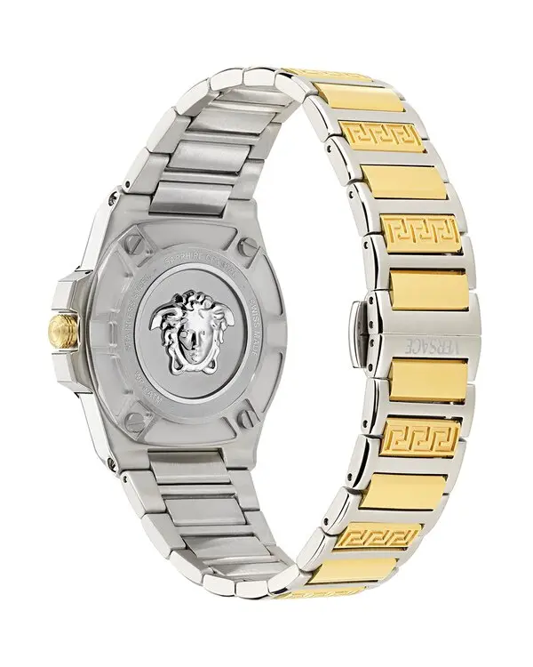 Versace Greca Reaction Watch, 38mm - Two Tone