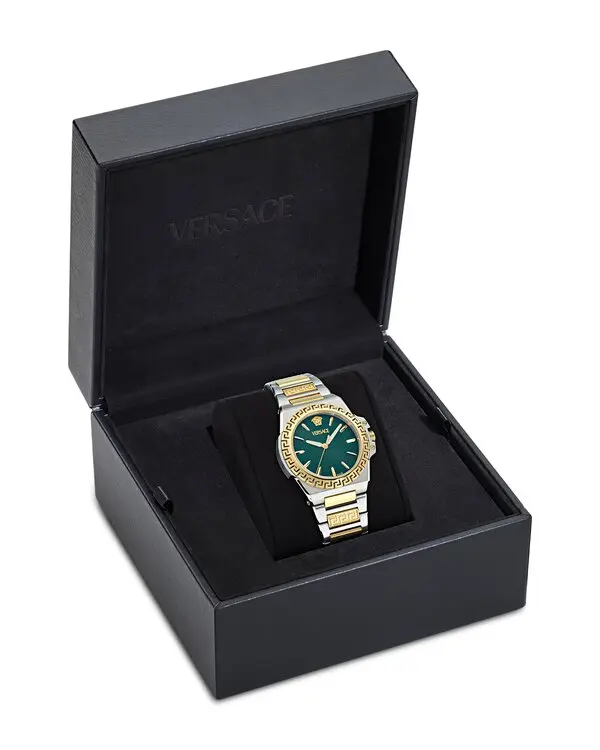 Versace Greca Reaction Watch, 38mm - Two Tone