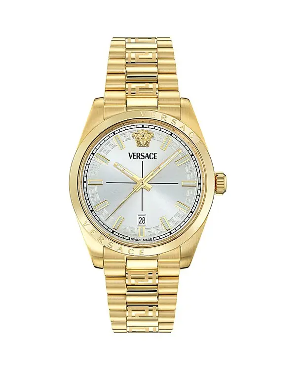 Versace Millenyium 40mm Watch - Siver/gold