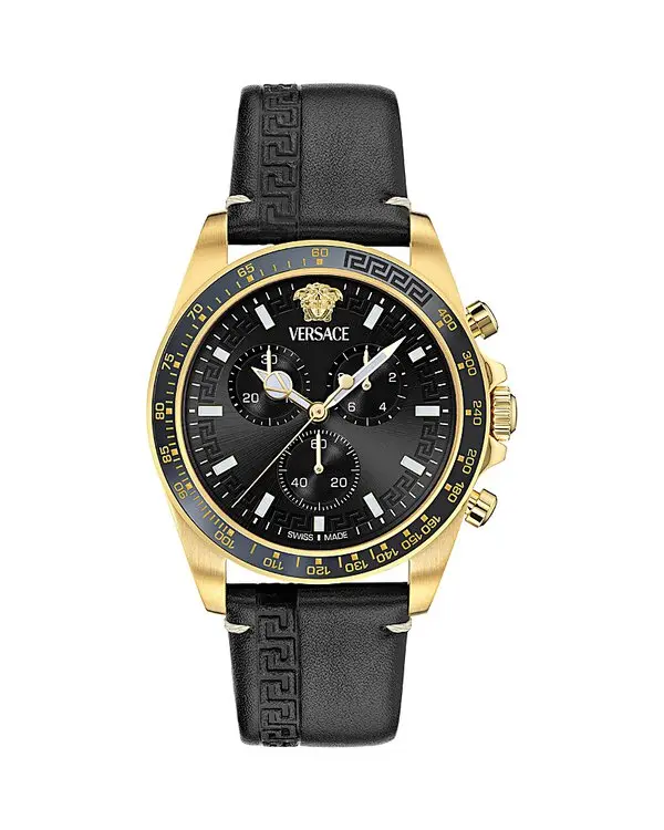 Versace Greca Chronograph - Black/black