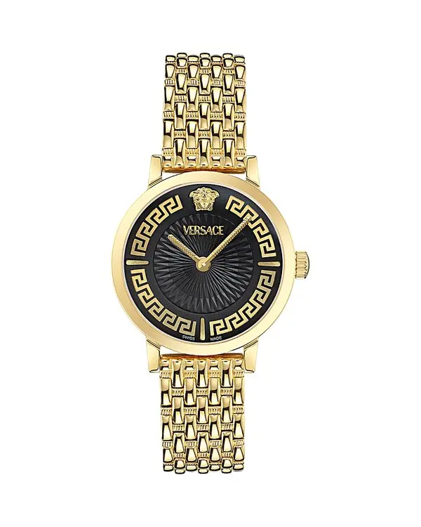 Versace Greca Fortuna Bracelet Watch, 35mm - Gold