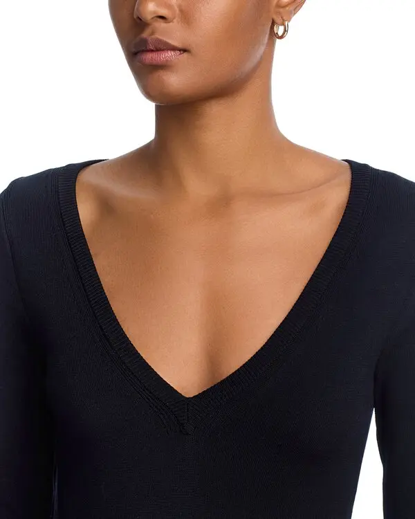 Co Knit V-neck Dress
