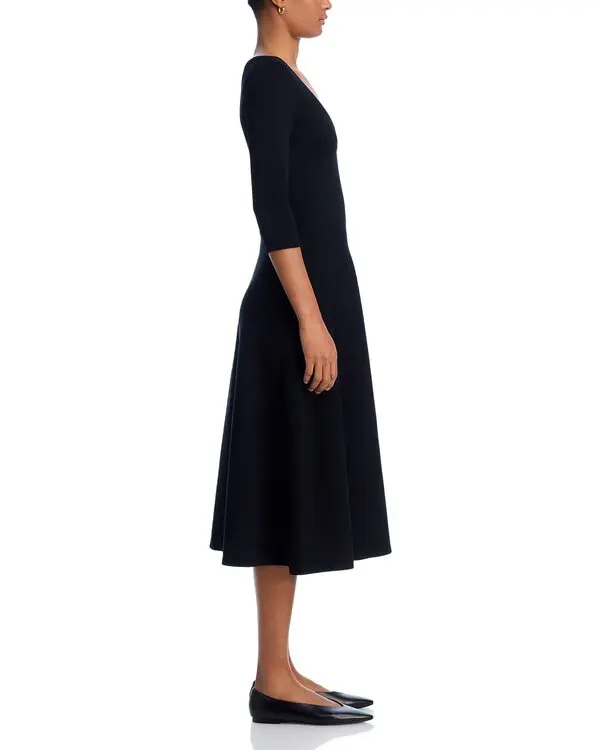Co Knit V-neck Dress
